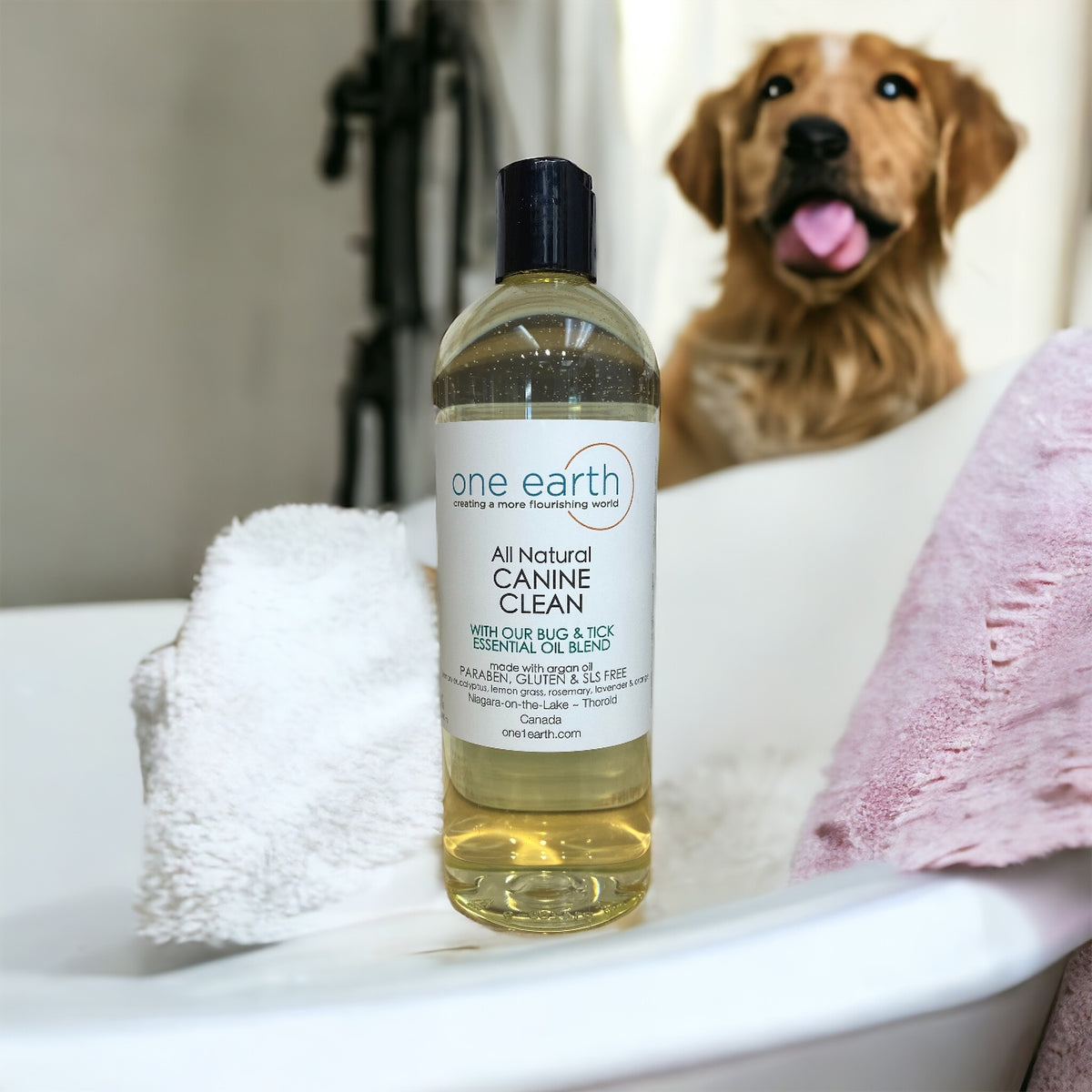 NEW FORMULA! CANINE Clean Shampoo – One Earth